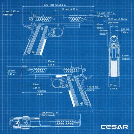 BUL 1911 Cesar Bull Barrel